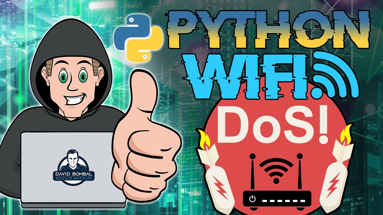 Python WiFi DoS (Denial of Service) attack - Davidbombal